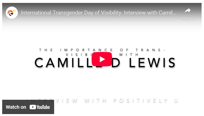 International Transgender Day of Visibility: Interview with Camille ...